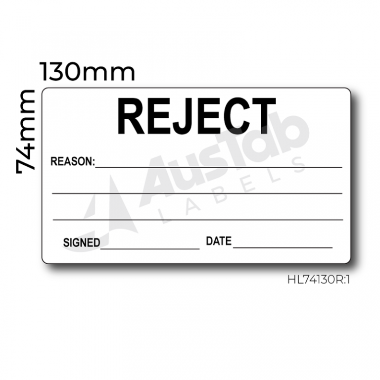 REJECT | Hazardous Labels | Austab Labels