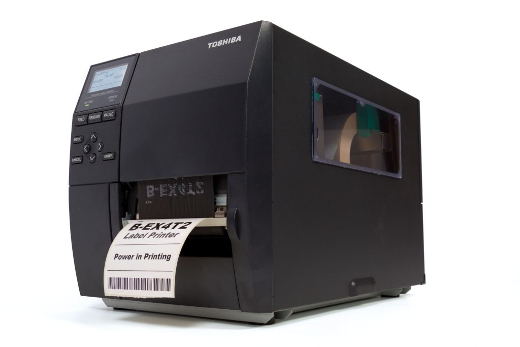 Toshiba B-EX4T2 305 DPI 4″ Flat Head Thermal Transfer | Austab Labels
