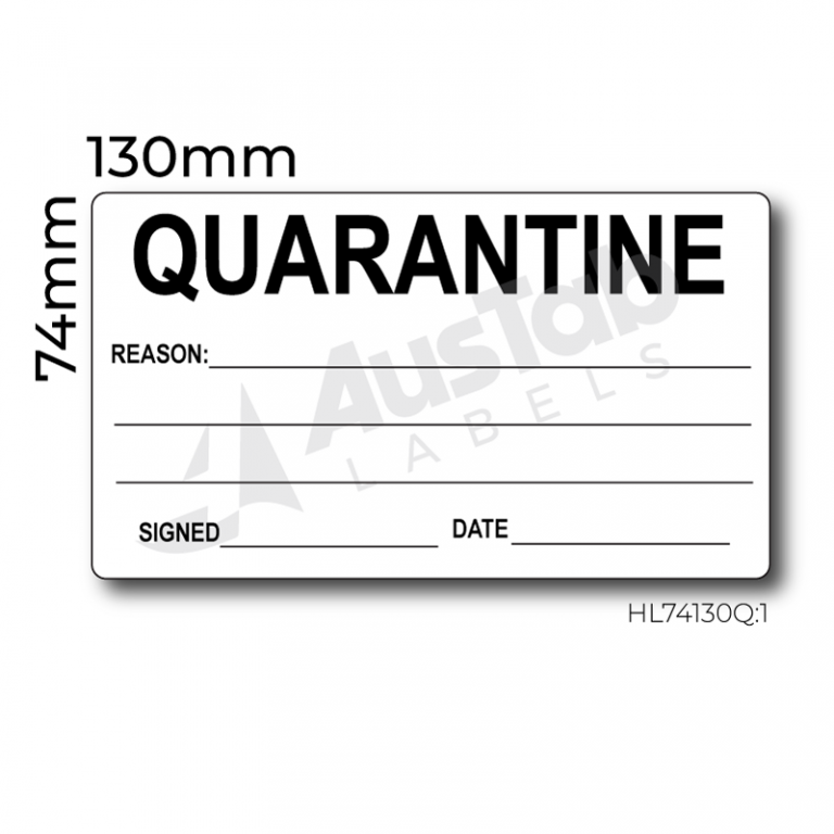 QUARANTINE | Hazardous Labels | Austab Labels