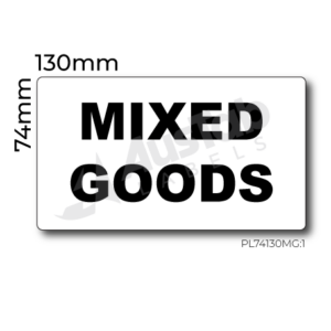 MIXED GOODS Pallet Labels | Austab Labels